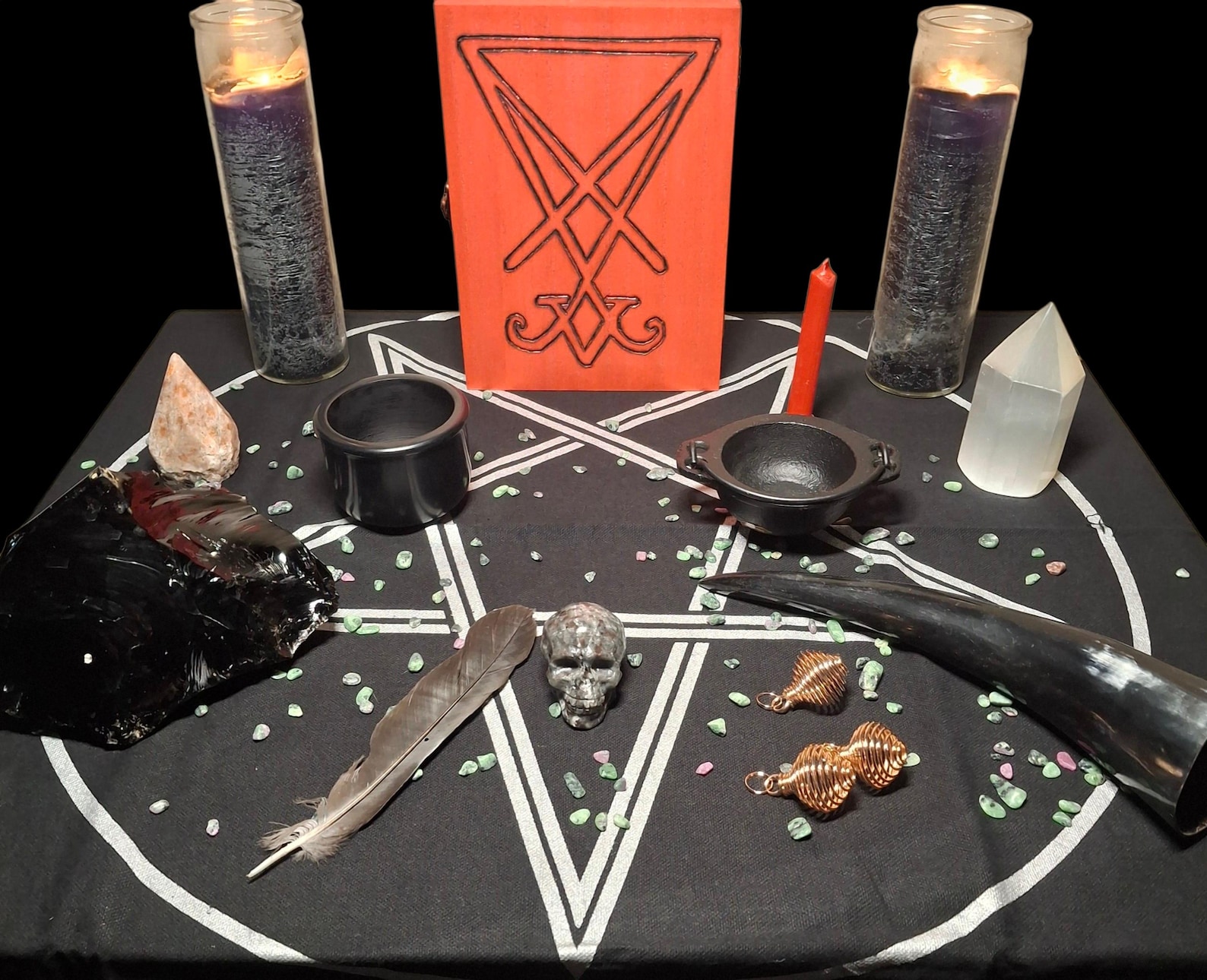 LUCIFER Altar. EVERYTHING You Need!!! - Etsy