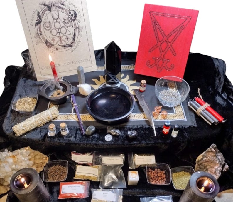 LUCIFER Altar. EVERYTHING You Need!!! - Etsy