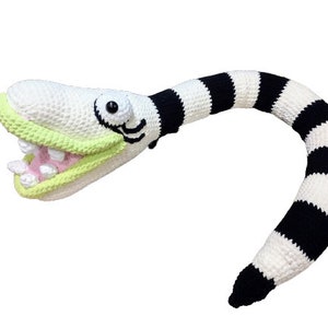 Nightmare Before Christmas Inspired Crochet Snake-huge!!!!!!, Horror ...