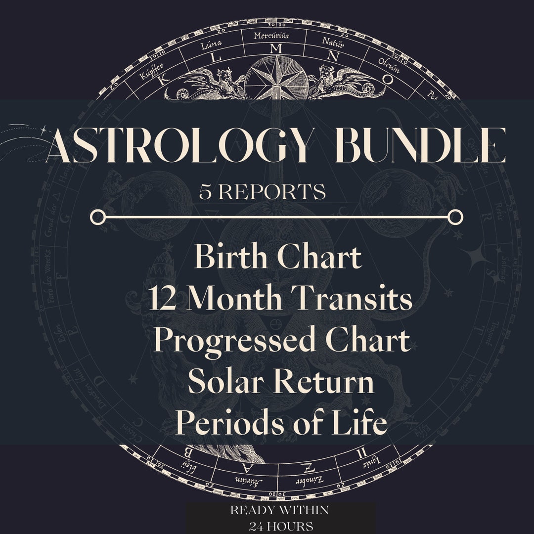 Solar Return Reading Progressed Chart Analysis Birth Chart - Etsy