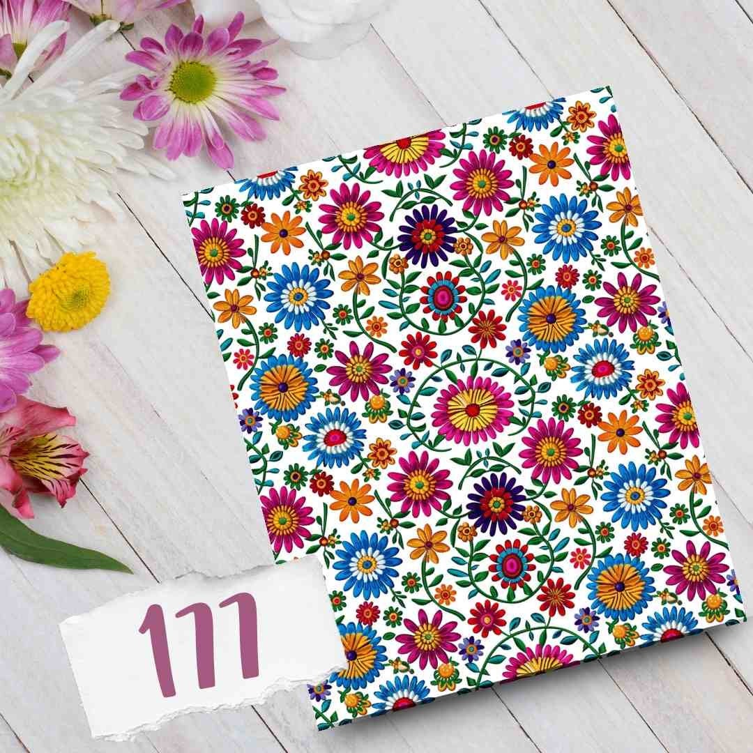 Mexican Embroidery Clay Transfer Sheets Otomi Polymer Clay Water ...