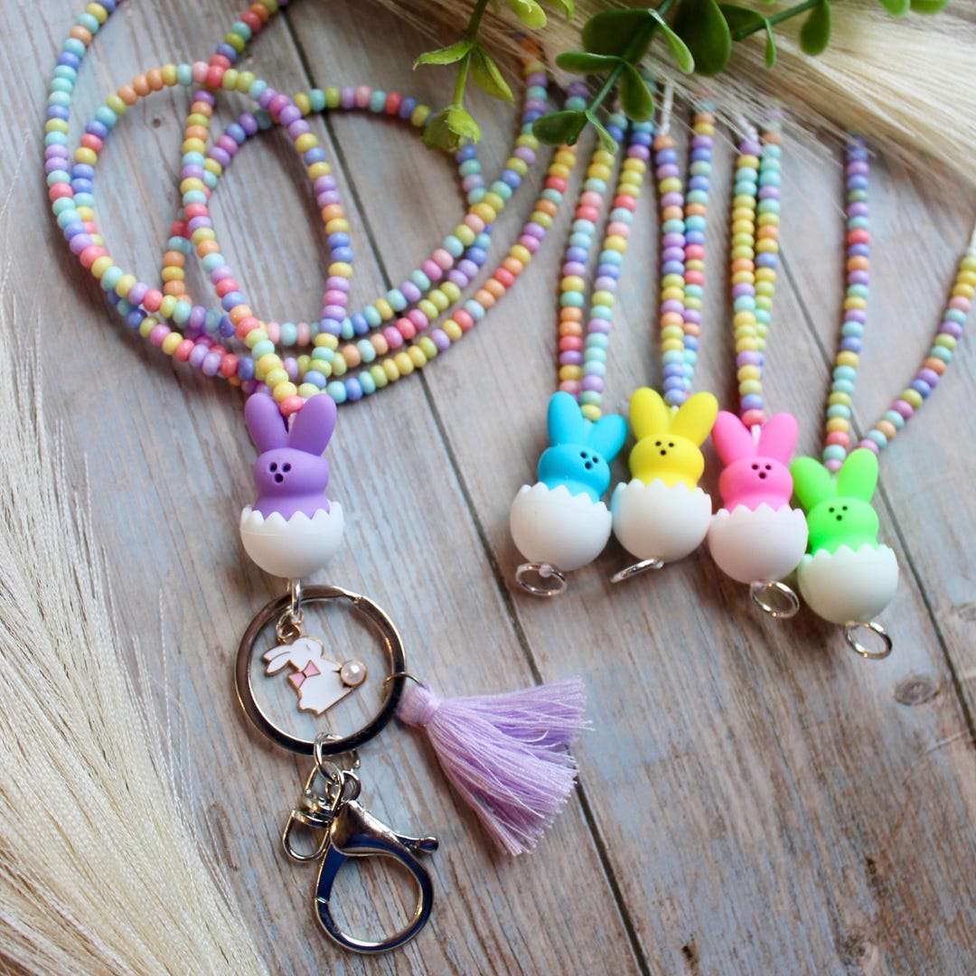 Easter Lanyard, Teacher Easter Lanyard, Easter Badge Holder, Breakaway ...