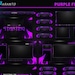Animated Purple Fire Overlay Twitch Package | Instant Download / Ready ...