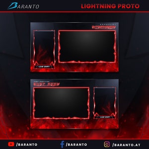 Animated Lightning Proto Overlay Twitch Package | Instant Download ...