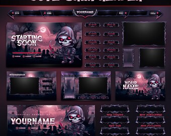 Animated Fantasy Kingdom Overlay Twitch Package Custom Names Instant ...