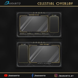 Animated Celestial Overlay Twitch Package | Instant Download / Ready to ...