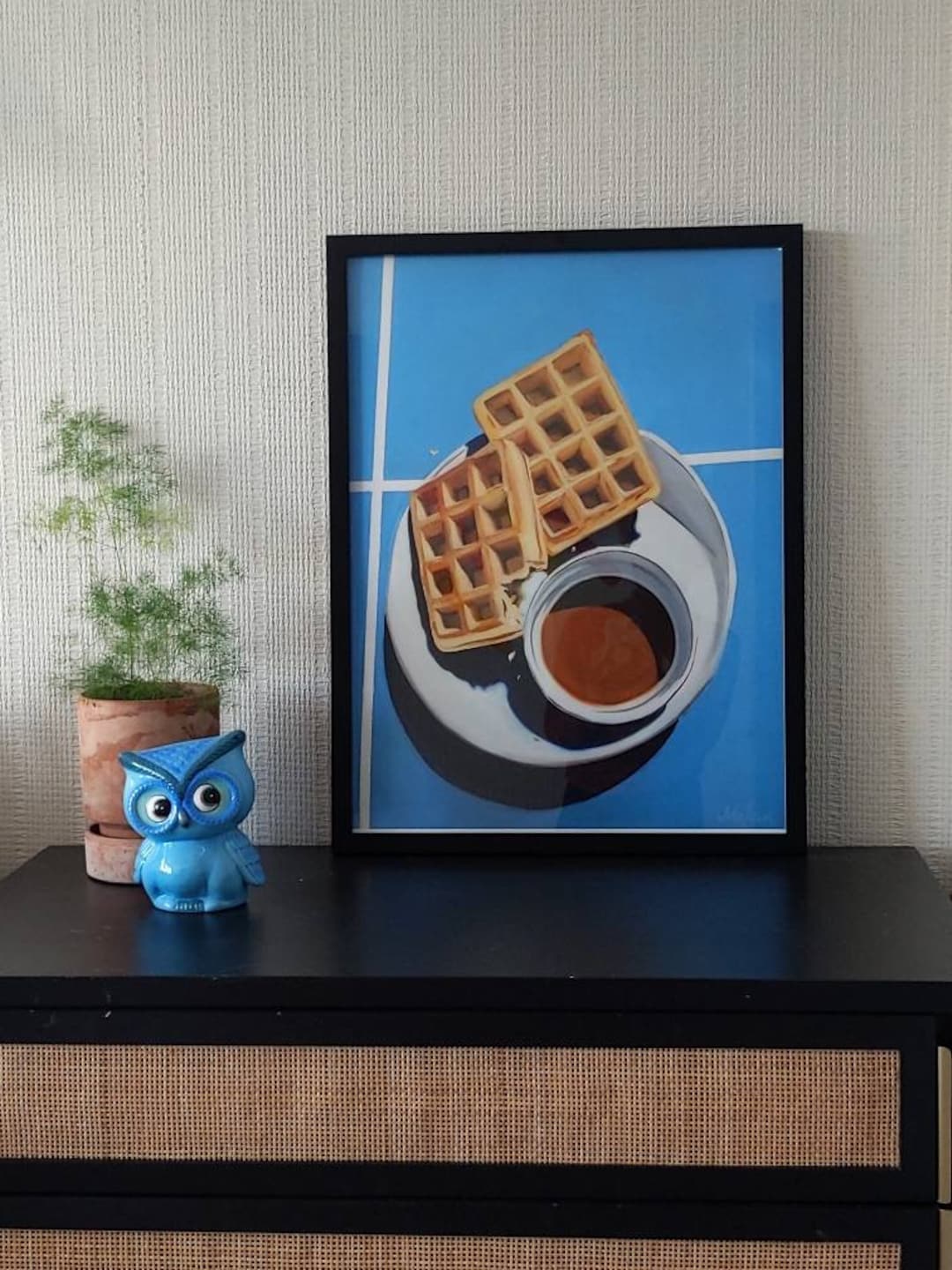 Waffles--print - Etsy