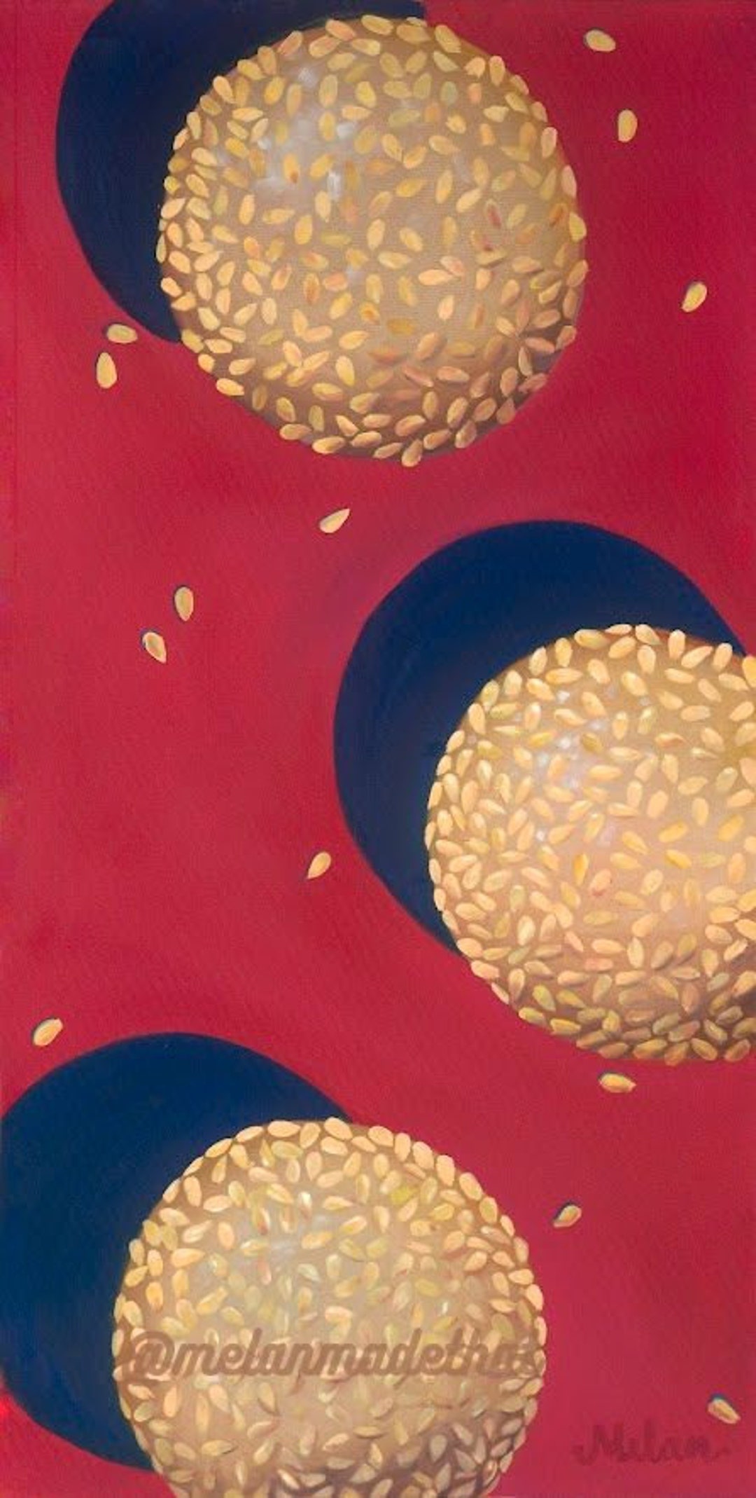 Sesame Balls Original Canvas - Etsy