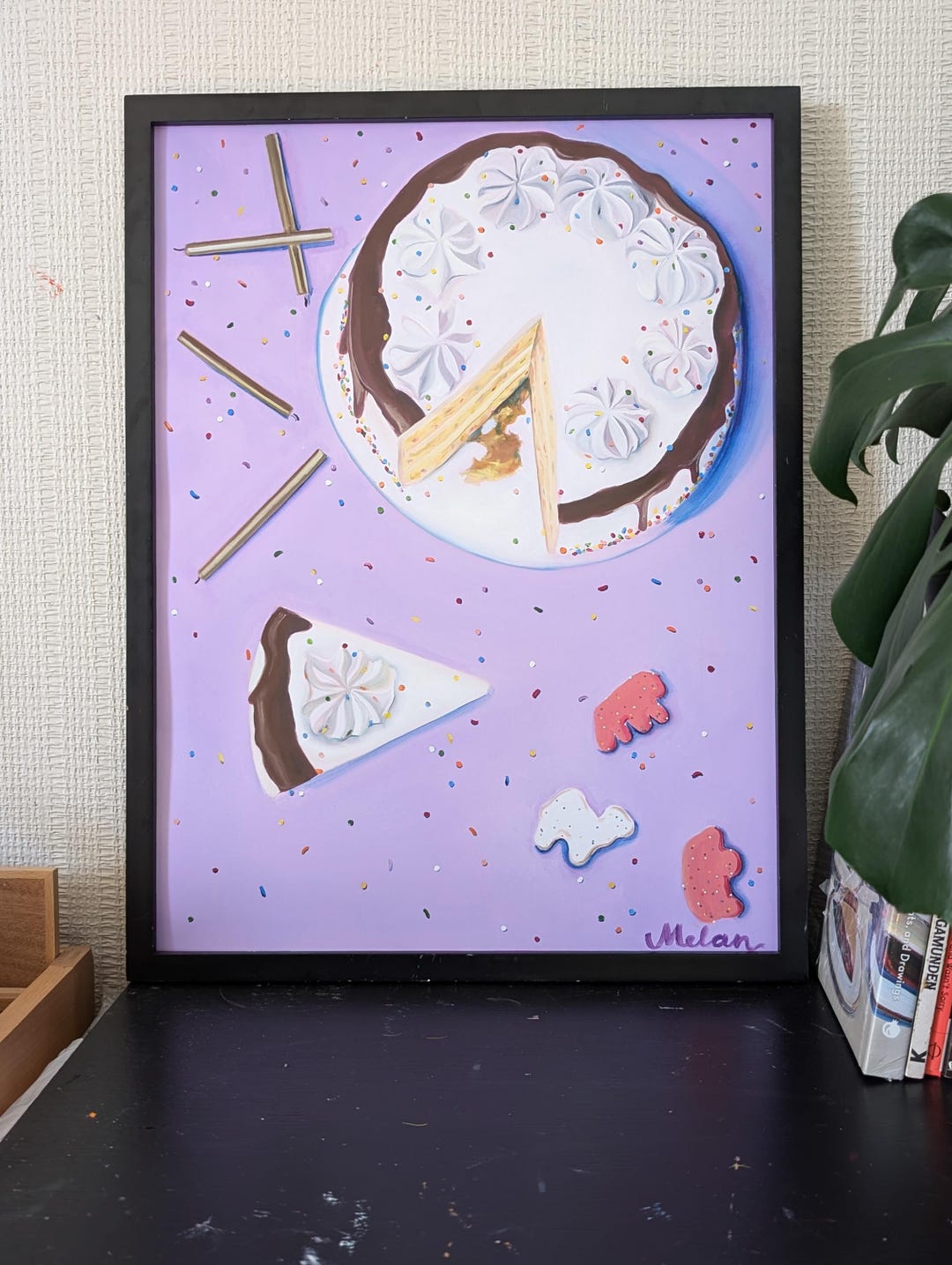 Birthday Cake- Print - Etsy