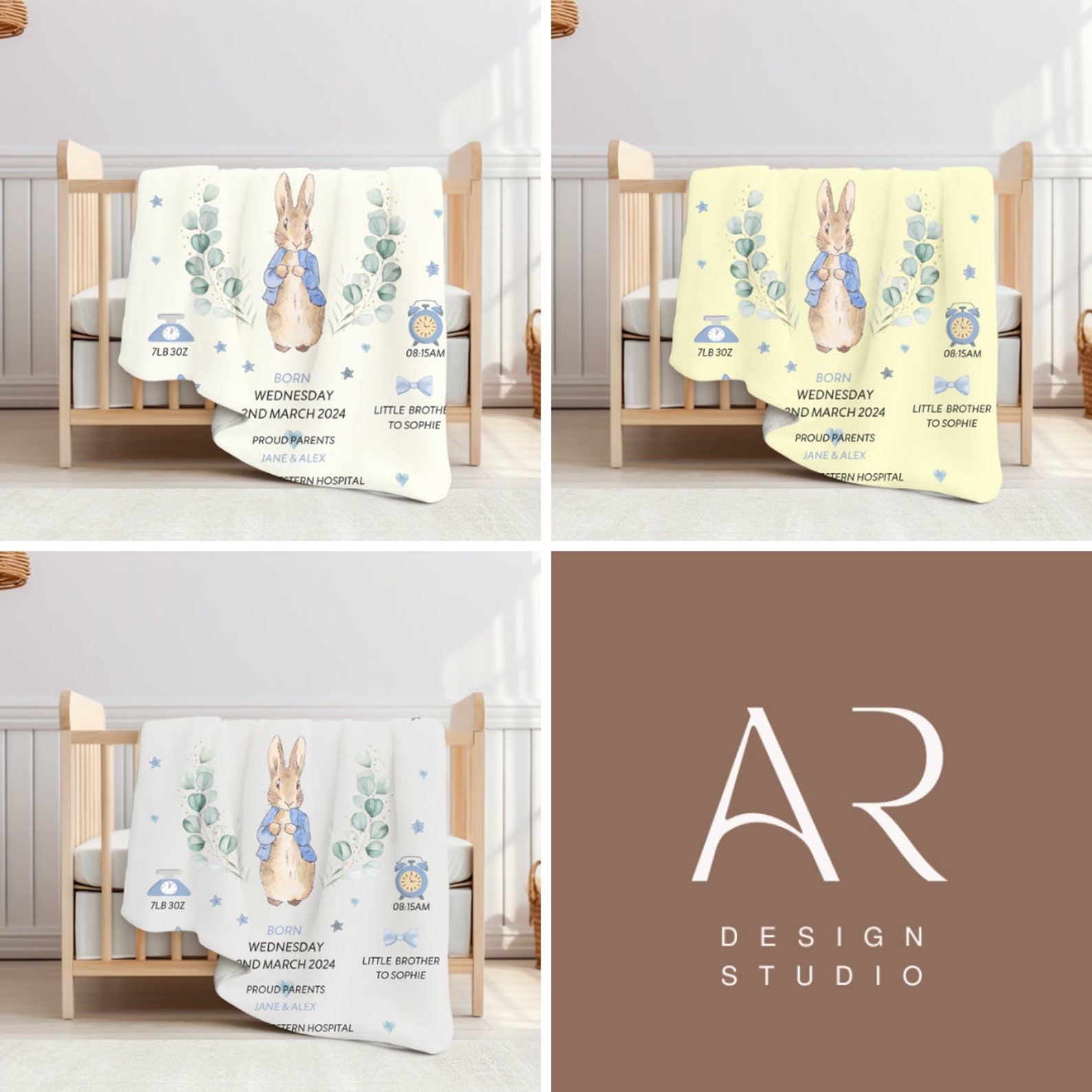 Peter Rabbit Blanket, Girls Nursery Blanket,girls Nursery Decor,baby ...