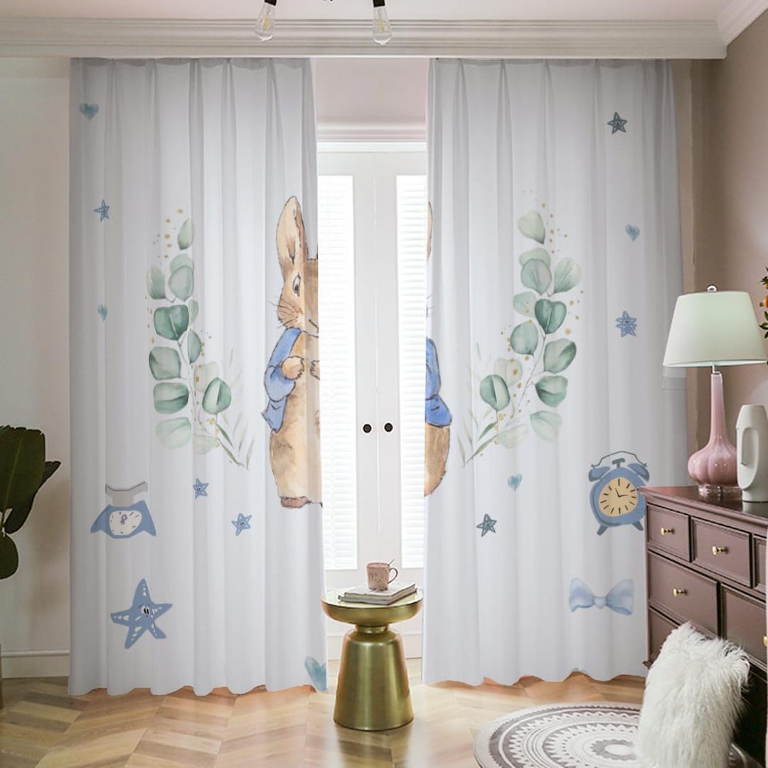 Beatrix Potter Curtains Peter Rabbit Curtains Cartoon Anime Curtains ...