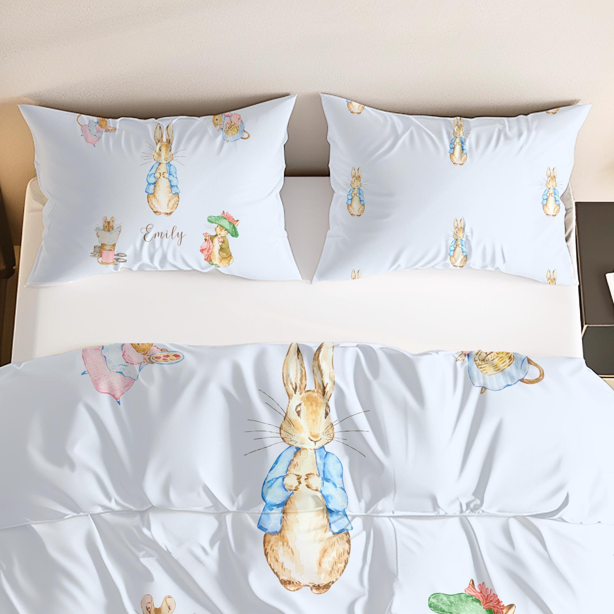 Peter Rabbit Personalized Bedding Set - Peter Rabbit Custom Duvet Cover ...