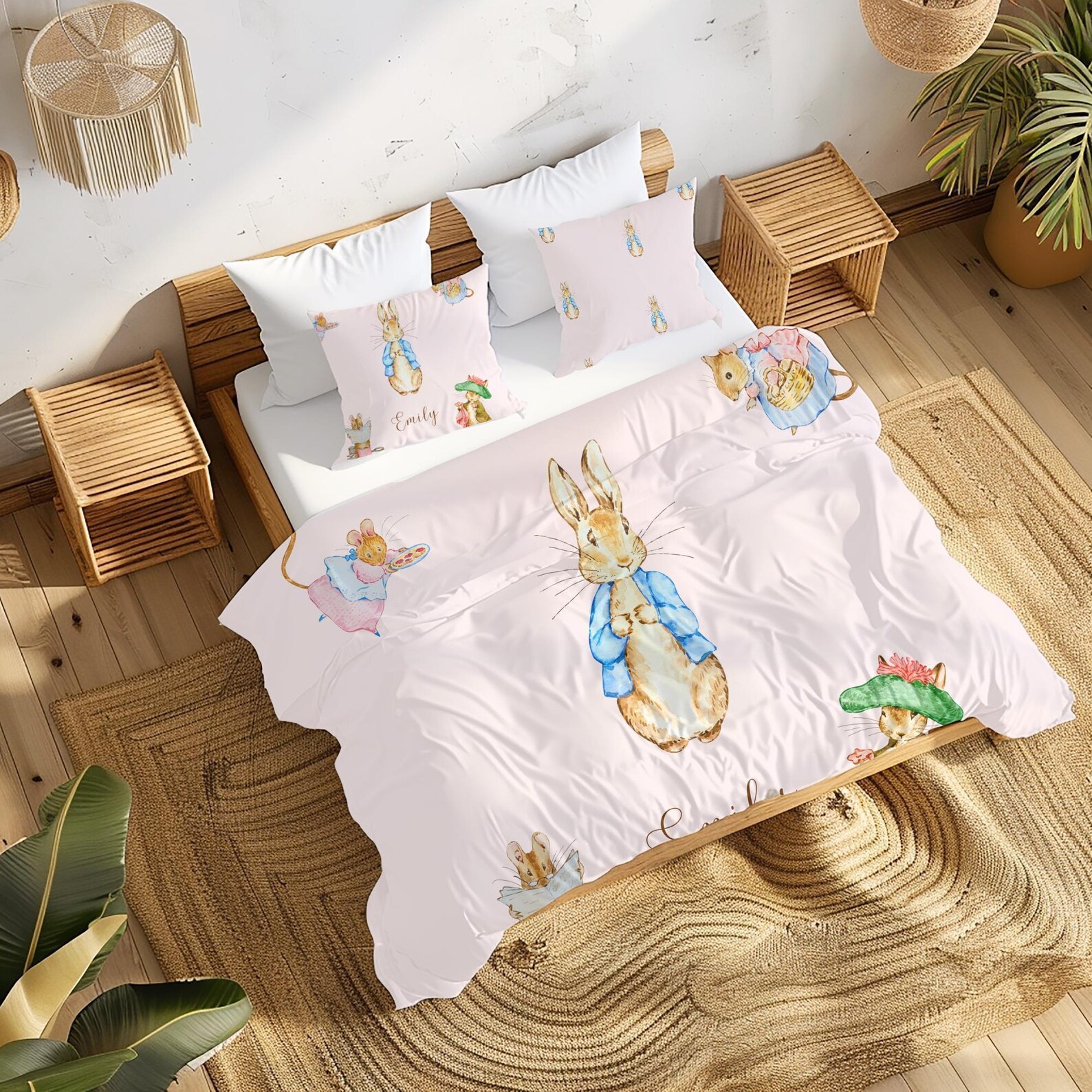 Peter Rabbit Personalized Bedding Set - Peter Rabbit Custom Duvet Cover ...