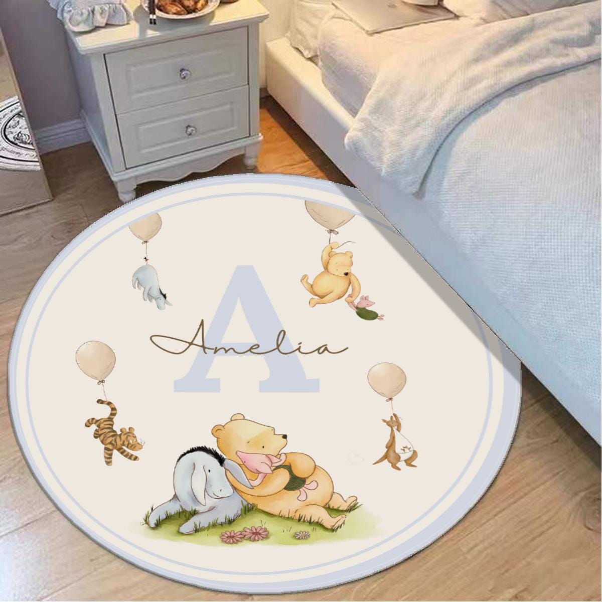 Winnie The Pooh Rug For Nursery