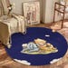 Peter Rabbit Round Rug for Nursery or Kids Playroom, Peter Rabbit Theme ...