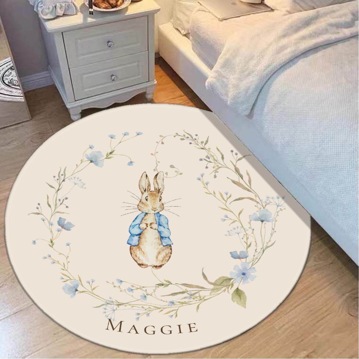 Peter Rabbit Rug, Beatrix Potter Decor, Rabbit Rug, Peter Rabbit ...