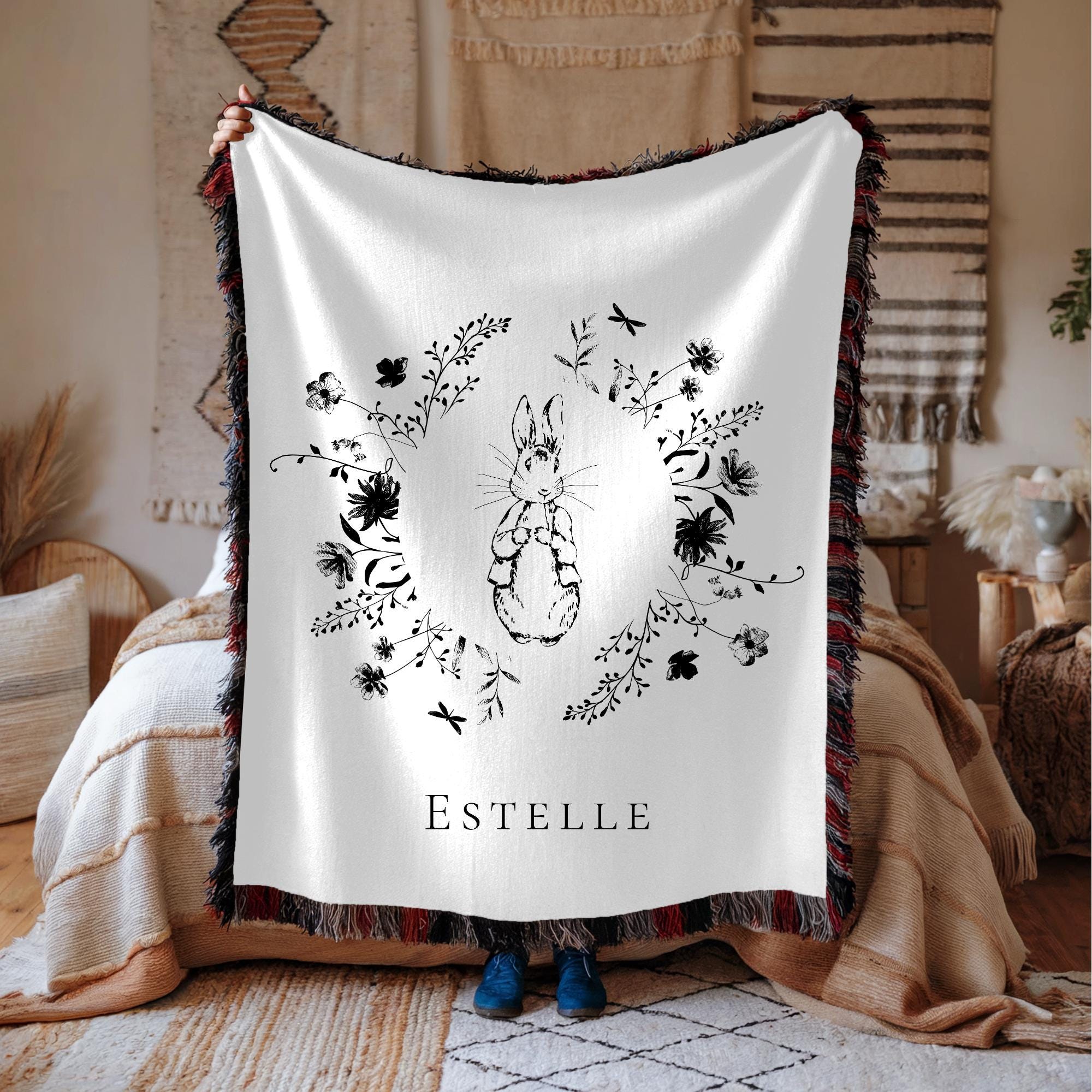 Peter Rabbit Round Rug for Nursery or Kids Playroom, Peter Rabbit Theme ...