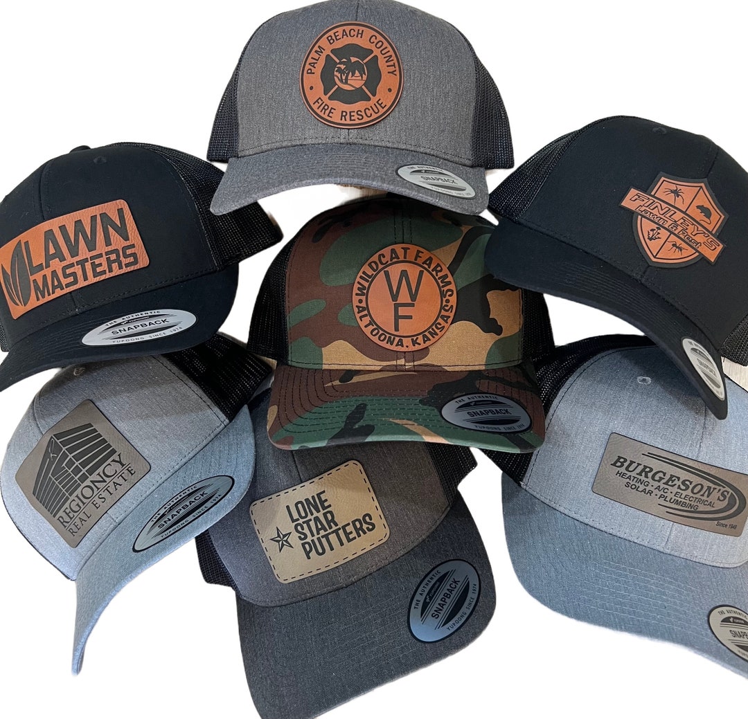 Custom Logo Patch Snapback Hat: Personalized Business Merch - Etsy