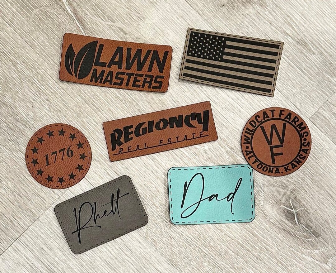 Personalized / Custom / Business Logo / Leather Patches / Do It ...