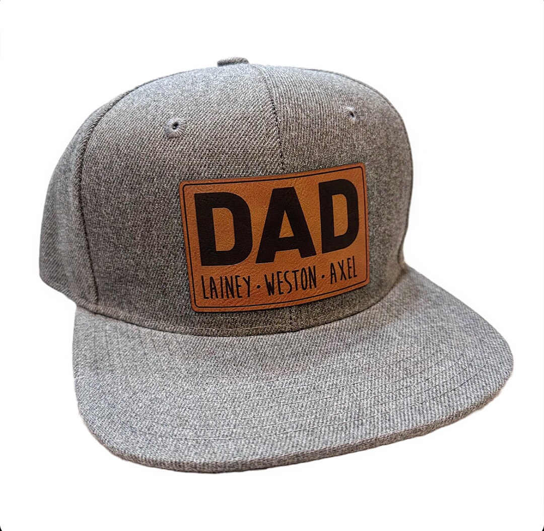 Custom Kids Name Dad Hat/adult Cap/custom Flat Bill/snapback ...