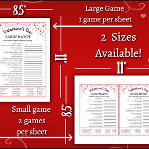 Valentines Day Candy Trivia Game, Virtual or Printable V-day Party Game ...