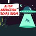 Alien Escape Room Printable Party Game - Escape Room Kit - Birthday ...