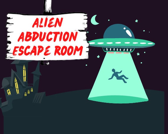 Alien Escape Room Printable Party Game - Escape Room Kit - Birthday ...