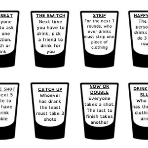 Truth or Shot Adult Drinking Game to Party - Etsy