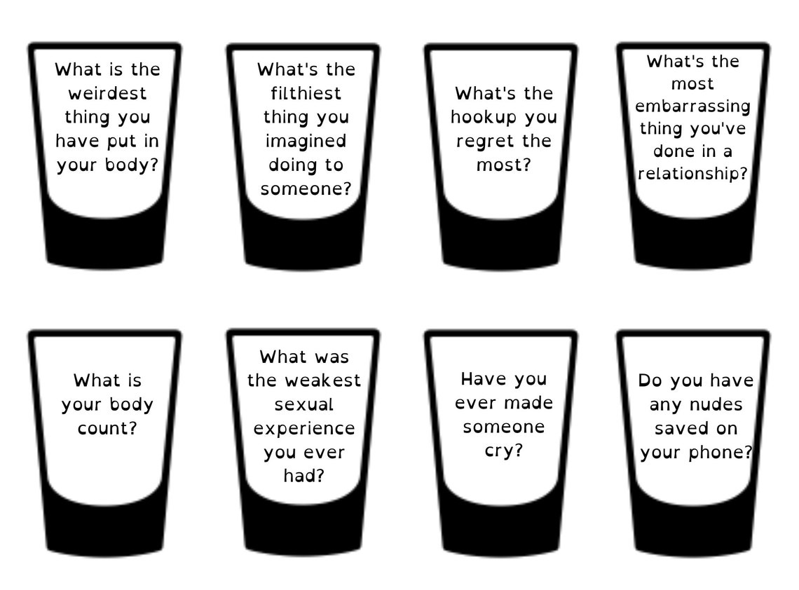 Truth or Shot Adult Drinking Game to Party - Etsy