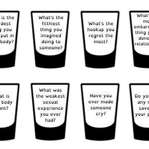 Truth or Shot Adult Drinking Game to Party - Etsy