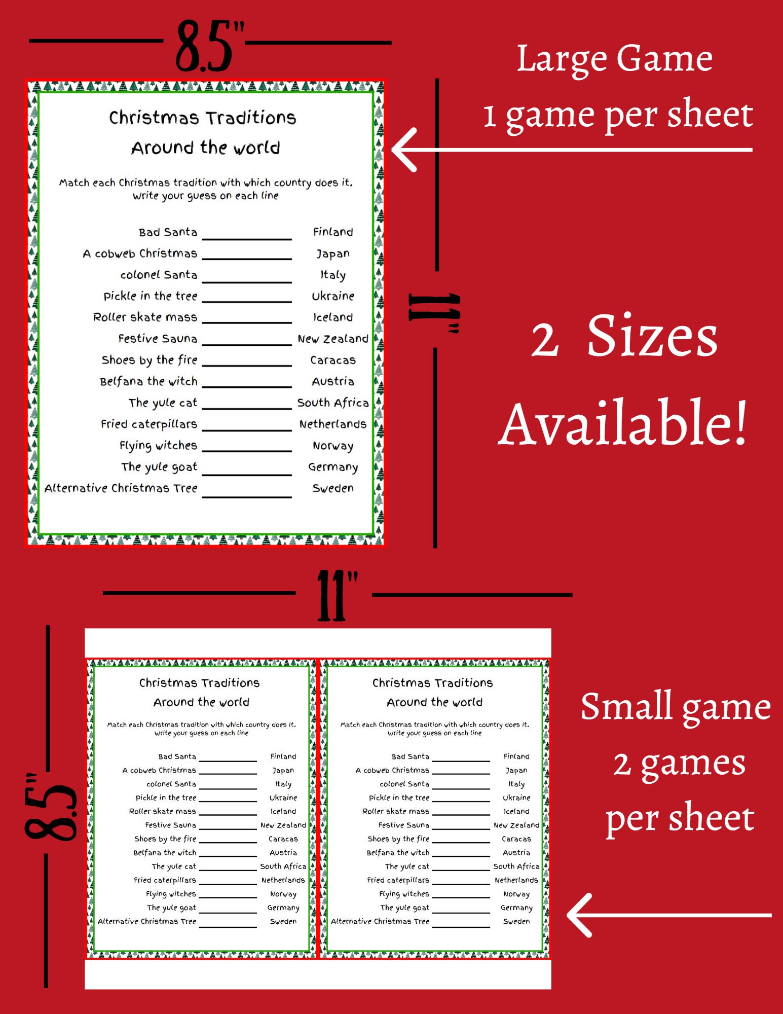 Christmas Game, Christmas Trivia, Christmas Around the World Trivia ...