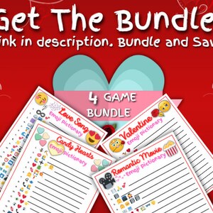 Valentine's Love Song Emoji Pictionary Game | Fun Valentine's Day ...