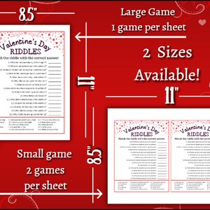 Valentine Riddles Game for Kids | Printable Valentine Party Game ...