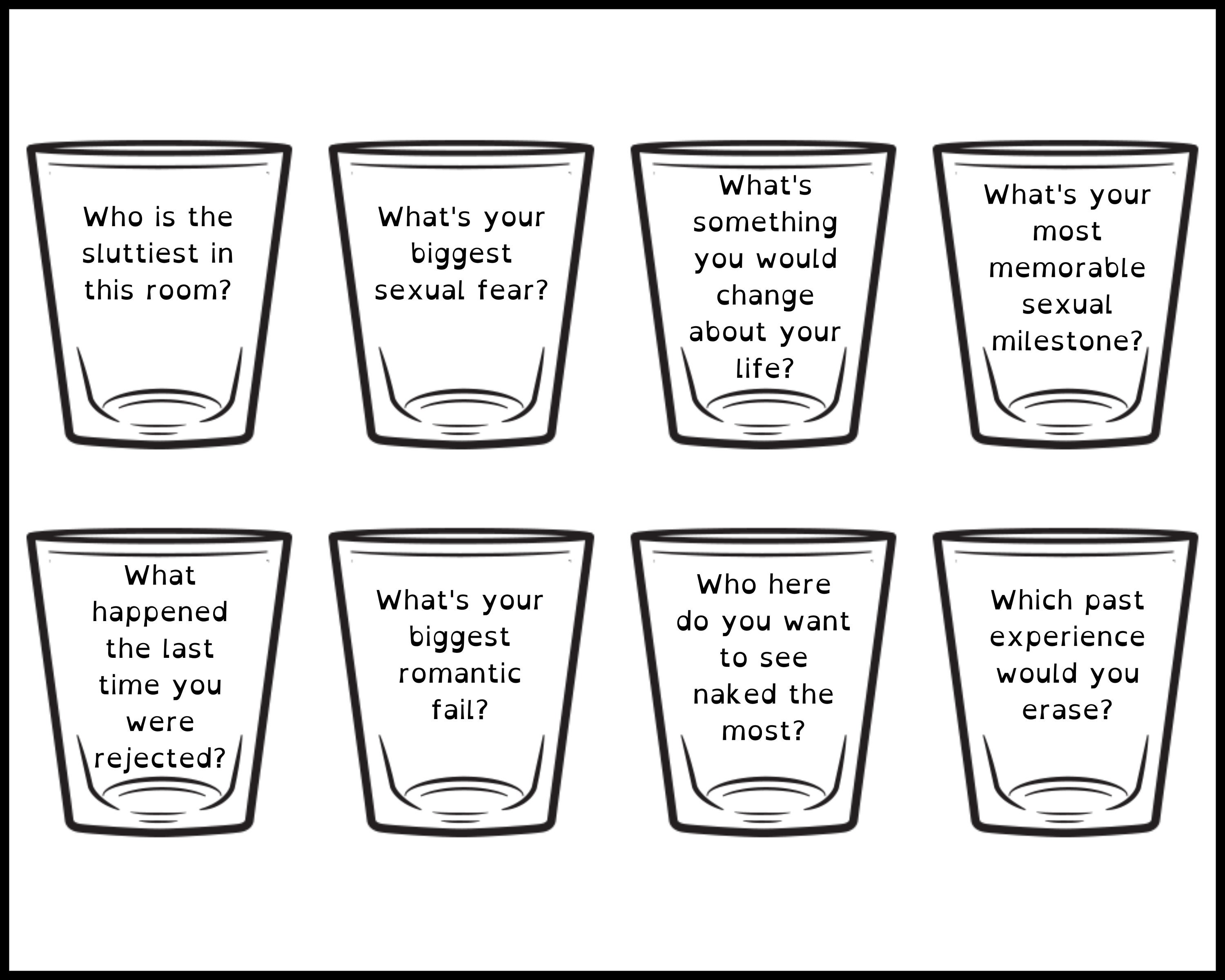 Truth or Shot Adult Drinking Game to Party - Etsy