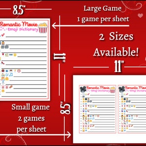 Valentine's Romantic Movie Emoji Pictionary Game | Fun Valentine's Day ...