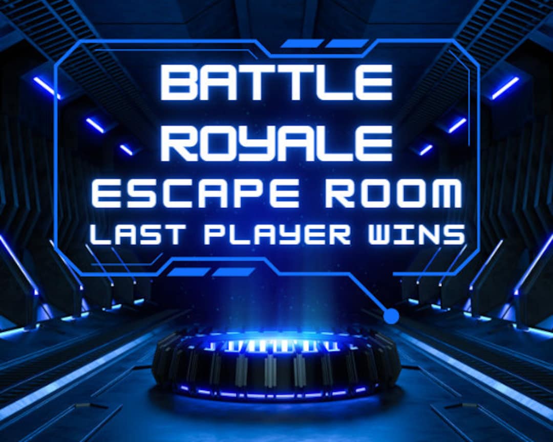 Battle Royale Escape Room for Teens/kids - Printable Party Game ...
