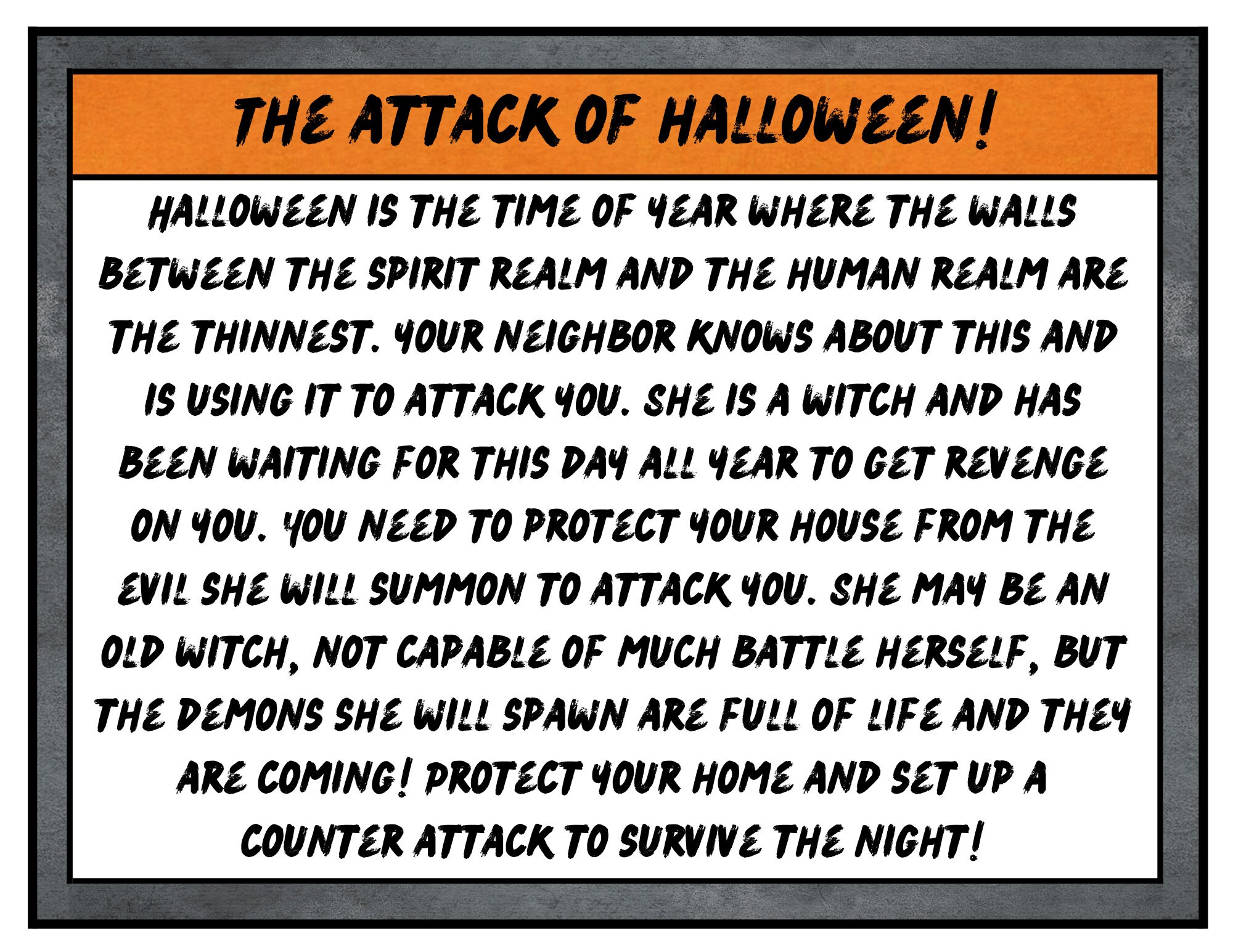 Halloween Escape Room for Kids - Printable Party Game - Escape Room Kit ...