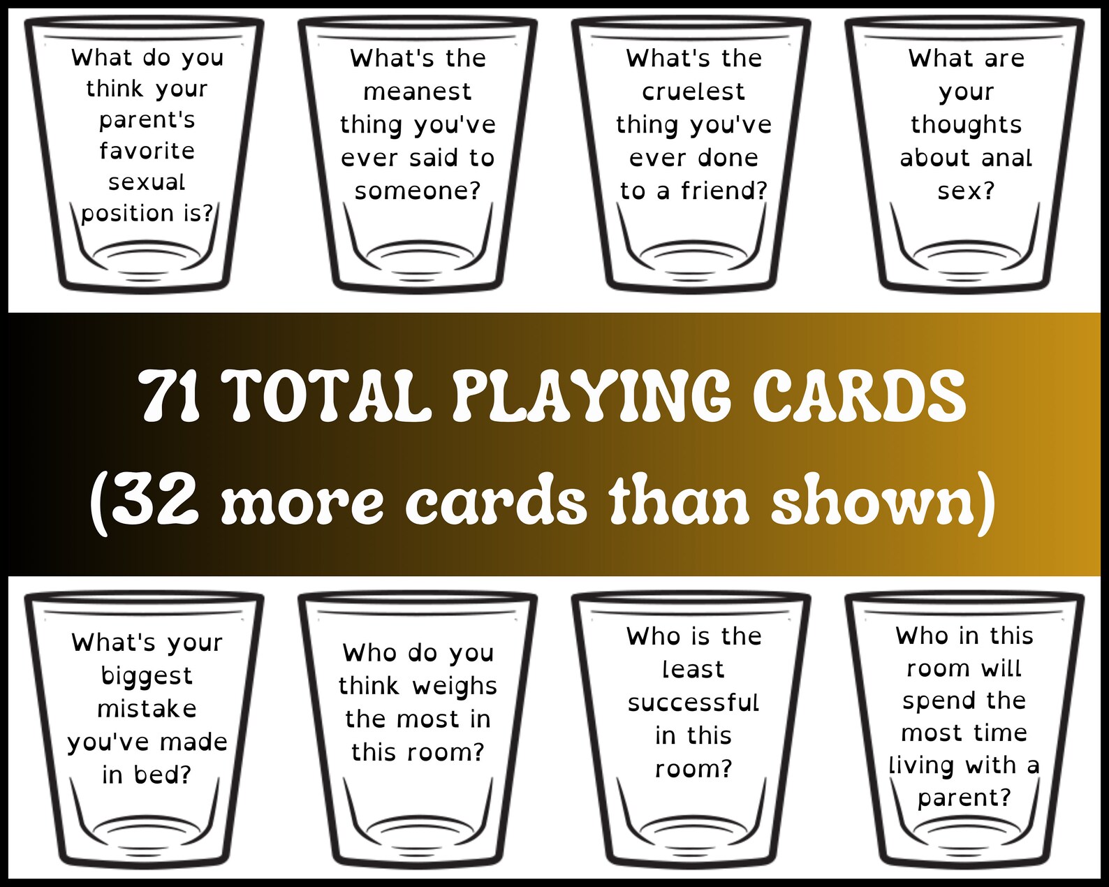 Truth or Shot Adult Drinking Game to Party - Etsy