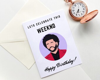 The Weeknd Birthday Gift | Etsy