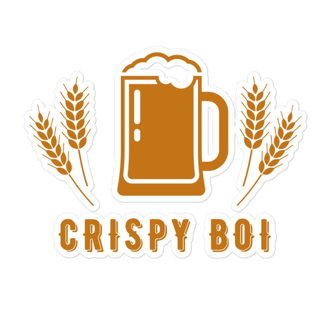 Crispy Boi Beer Sticker - Etsy