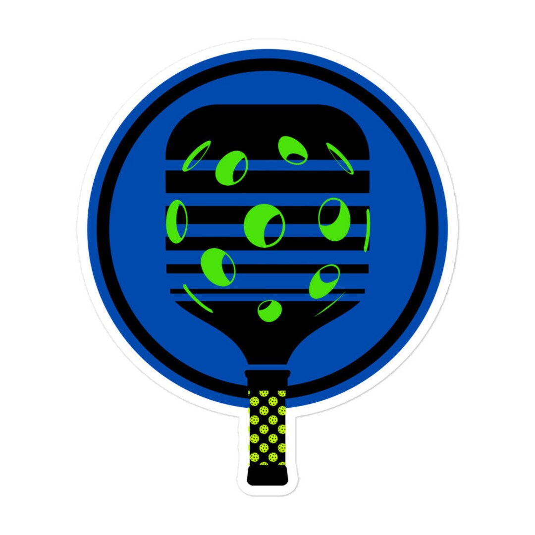 Pickleball Paddle Sticker - Etsy