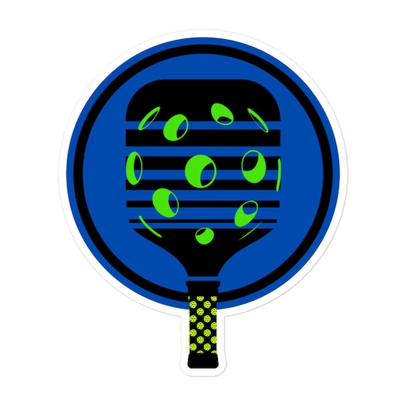Pickleball Paddle Sticker - Etsy