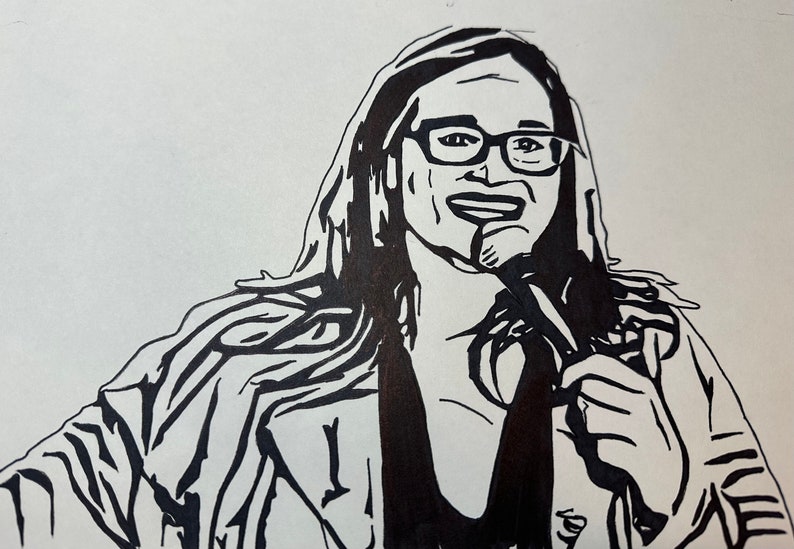 Comedian Custom Sharpie Portraits - Etsy