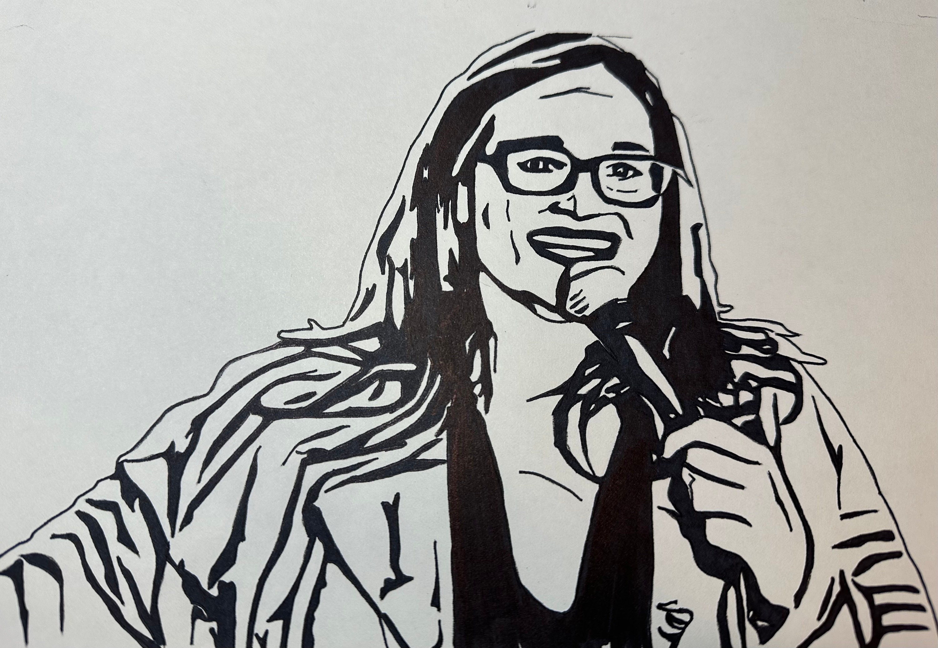Comedian Custom Sharpie Portraits - Etsy