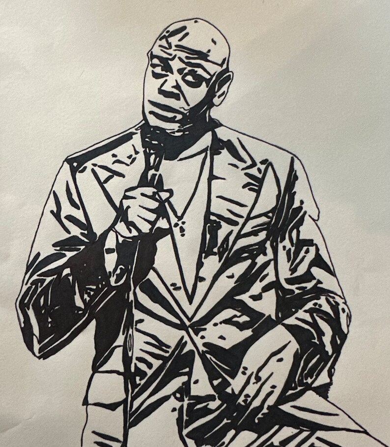 Comedian Custom Sharpie Portraits - Etsy