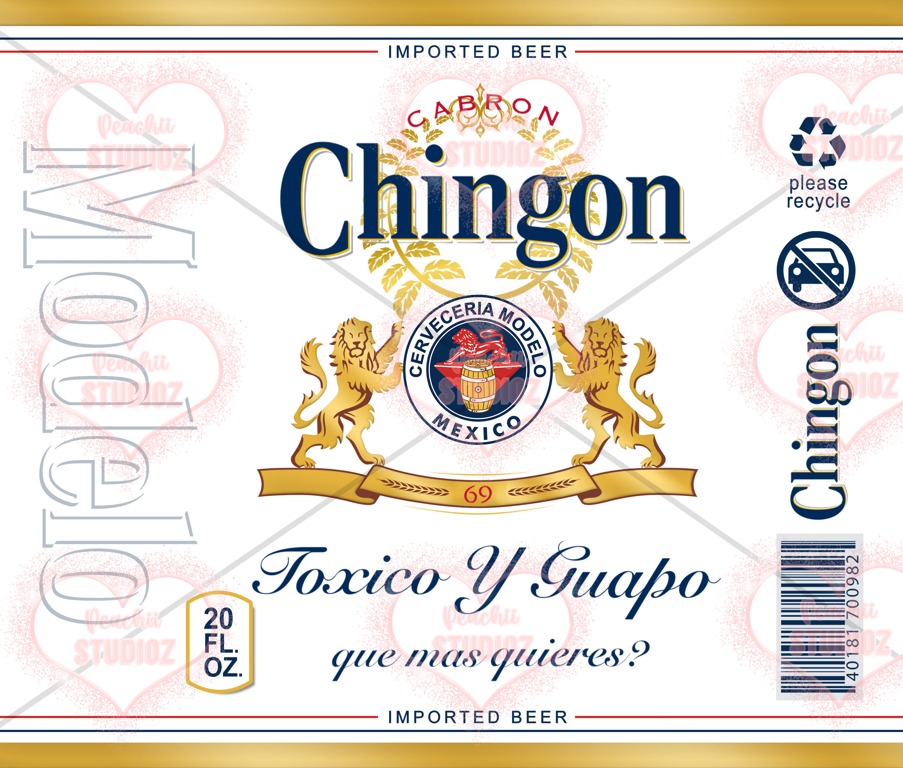 Modelo Chingon Wrap PNG - Etsy