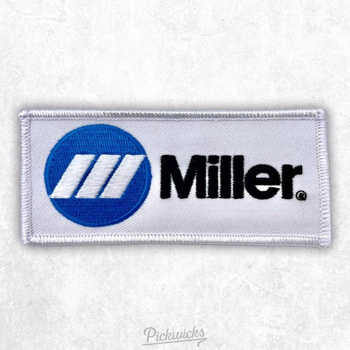 Vintage Miller Electric Welding Embroidered Iron-on Patch - 4" X 2 ...