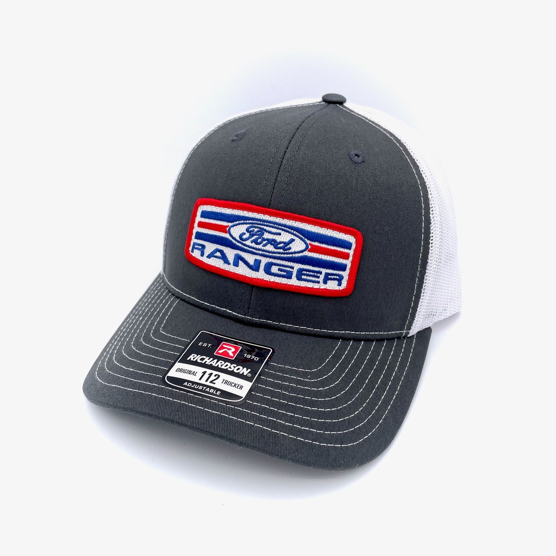 Vintage Ford Ranger Truck Retro Patch + Richardson 112 Charcoal Grey ...