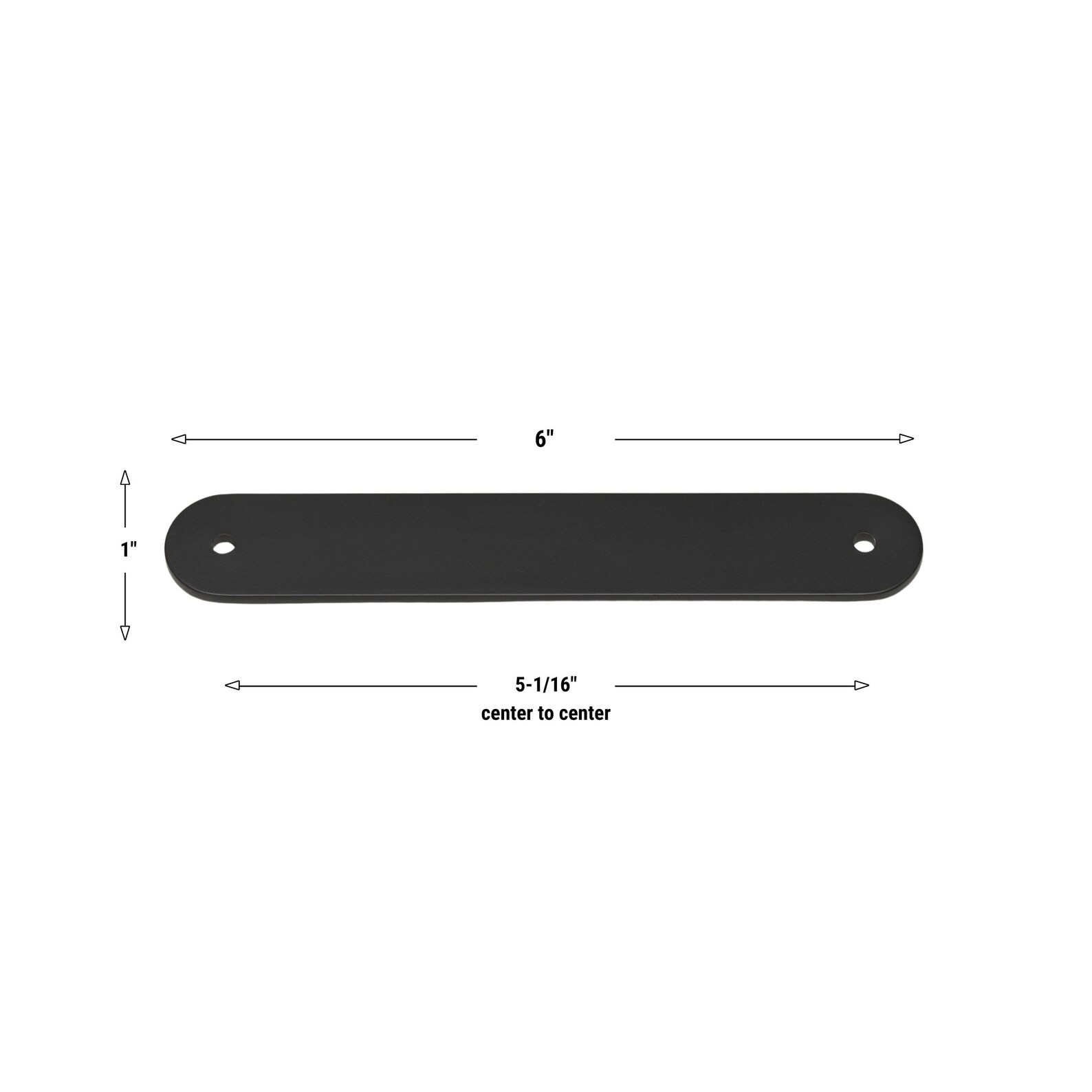 Gliderite Matte Black Rounded Backplate Collection - Etsy