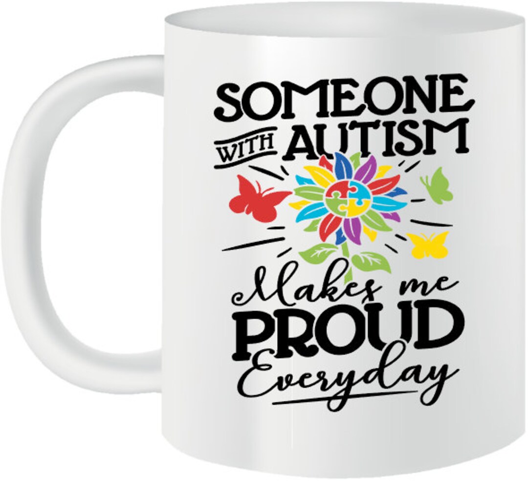 Autism Awareness - Autism Mug - Proud Autism Mom - Autism Coffee/tea ...